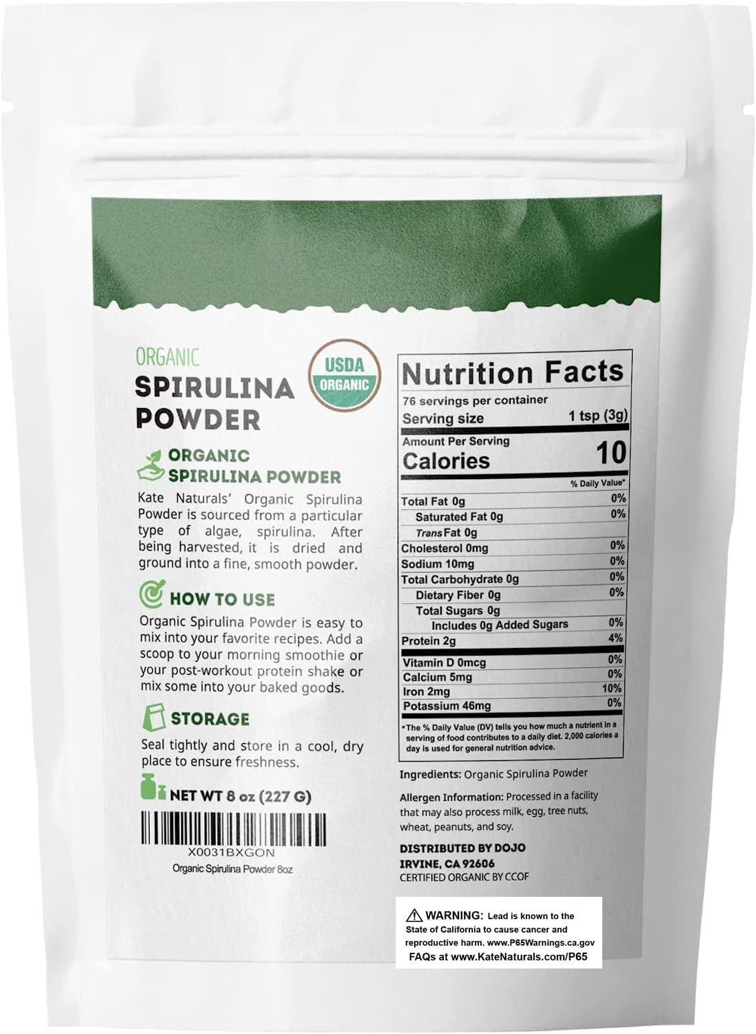 spirulina powder for immune support