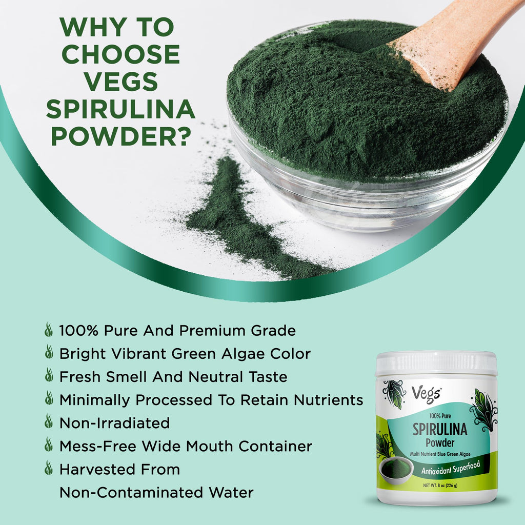 spirulina powder for plant-based diets