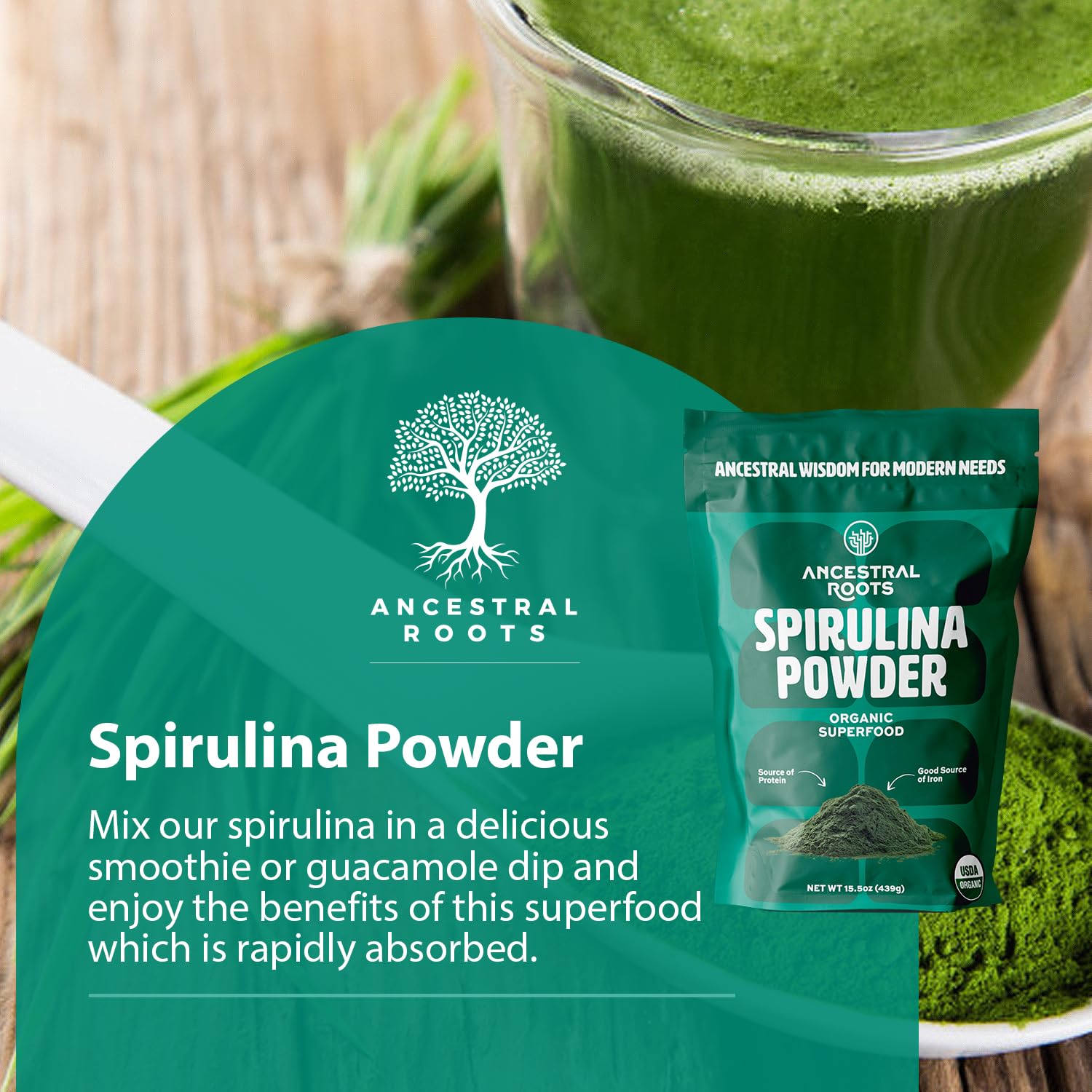 spirulina powder for plant-based protein