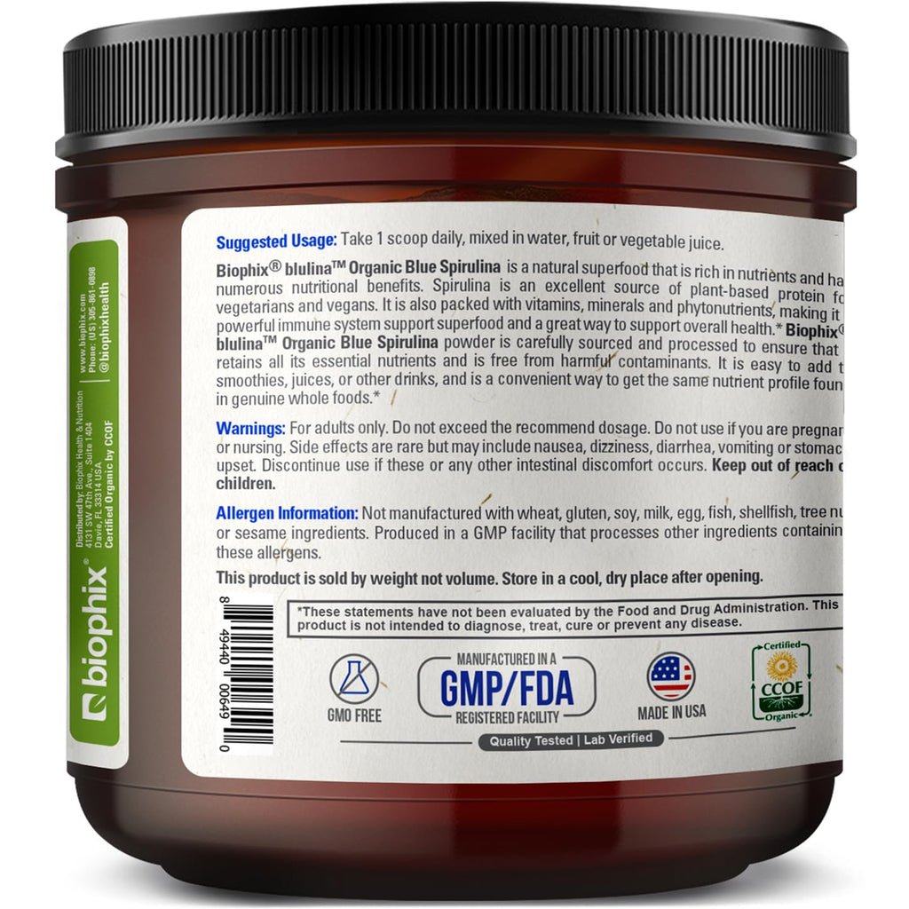 spirulina powder for skin health