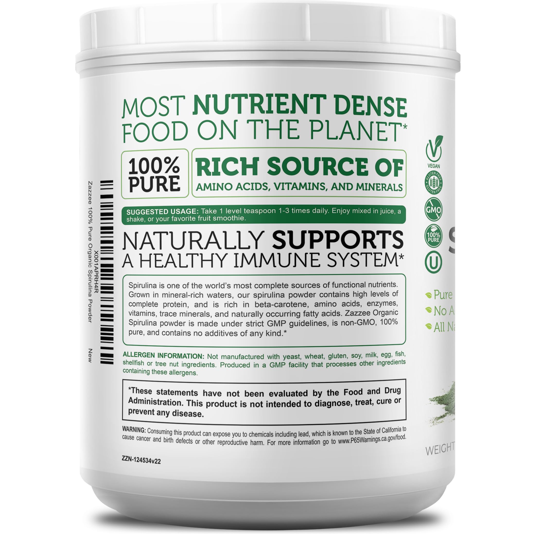 spirulina powder for skin health
