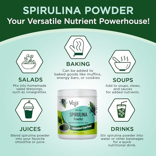 spirulina powder for smoothies and shakes