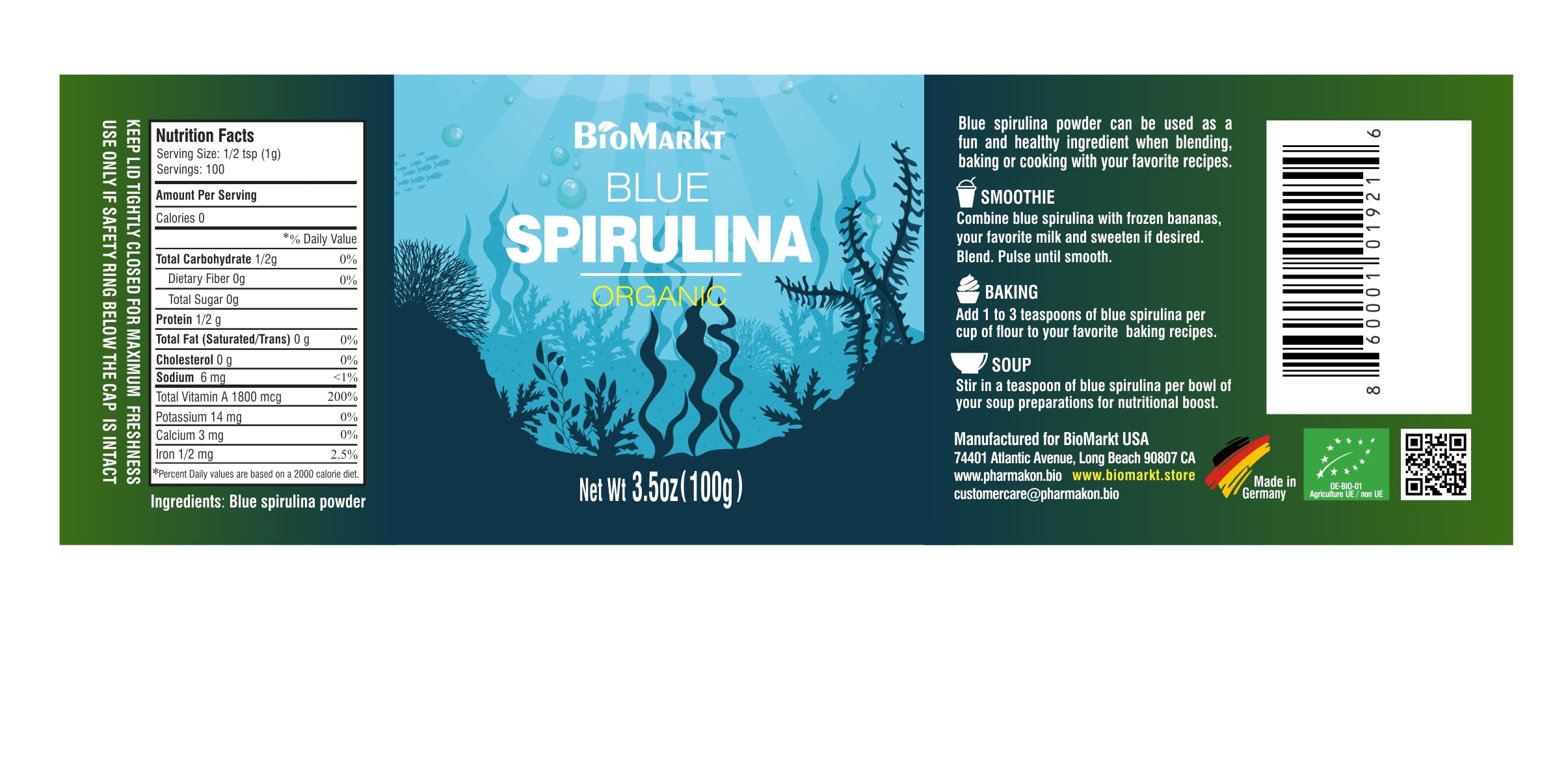 spirulina powder for smoothies