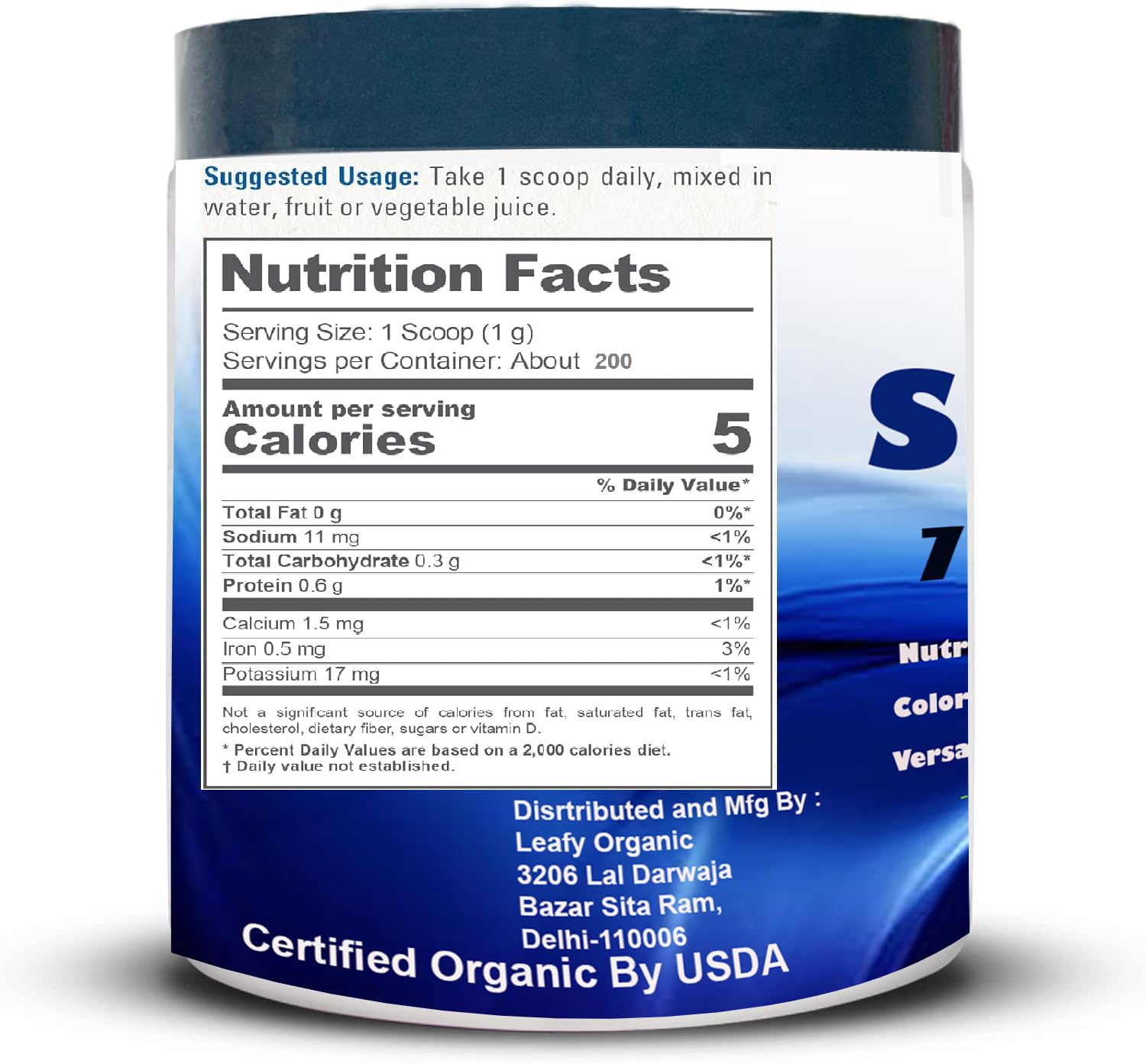 spirulina powder for smoothies