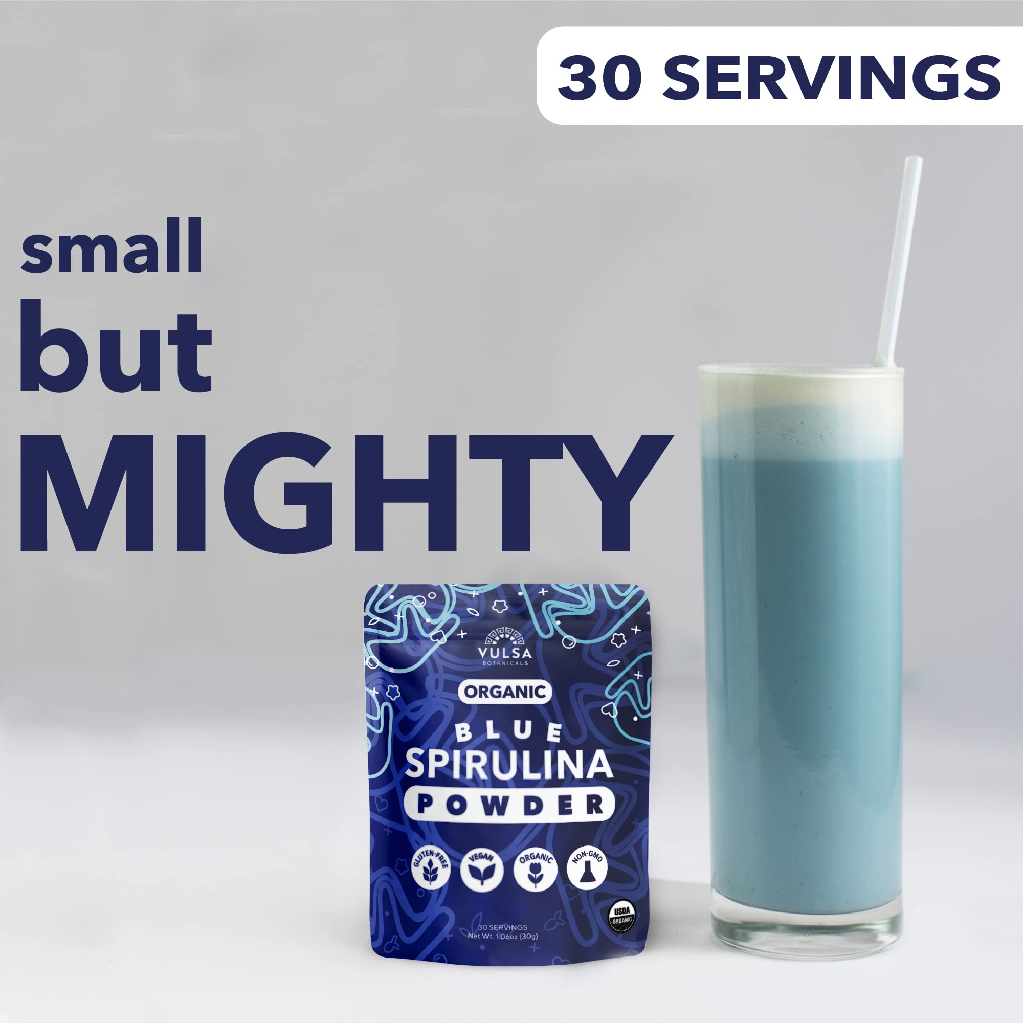 Spirulina powder for vegan diets