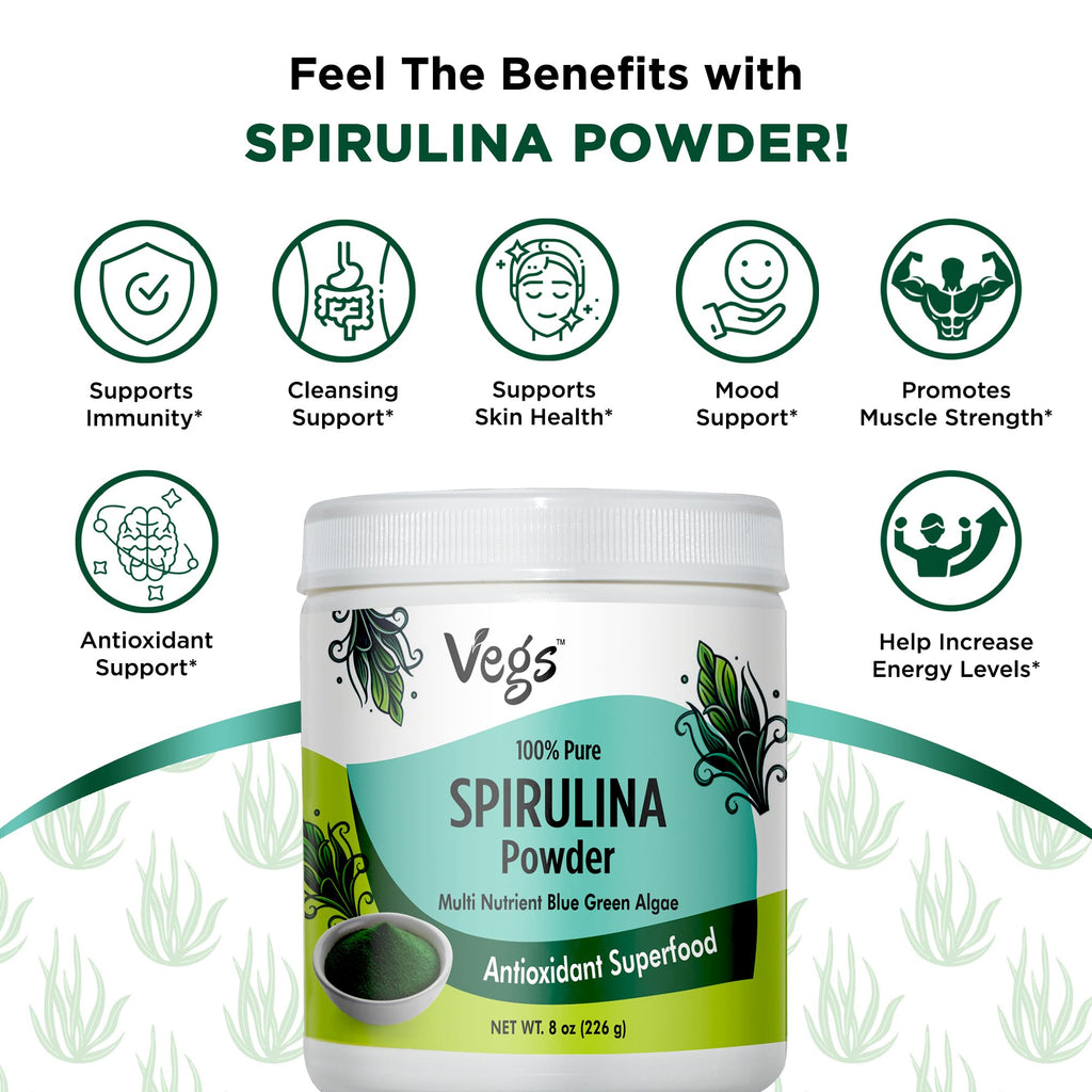 spirulina powder for vegan nutrition
