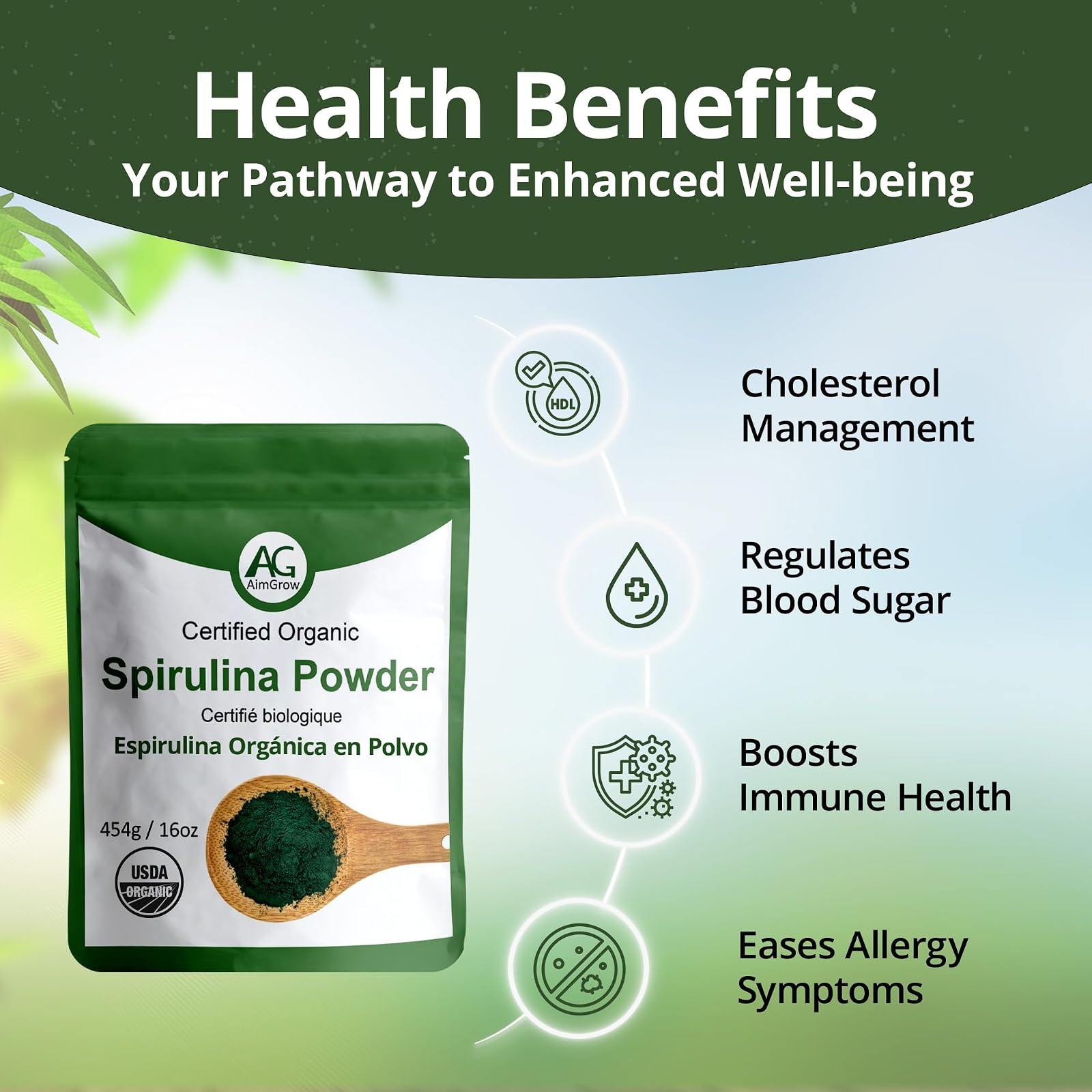 spirulina powder for vegan protein boost