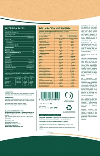 spirulina powder for vegan protein source