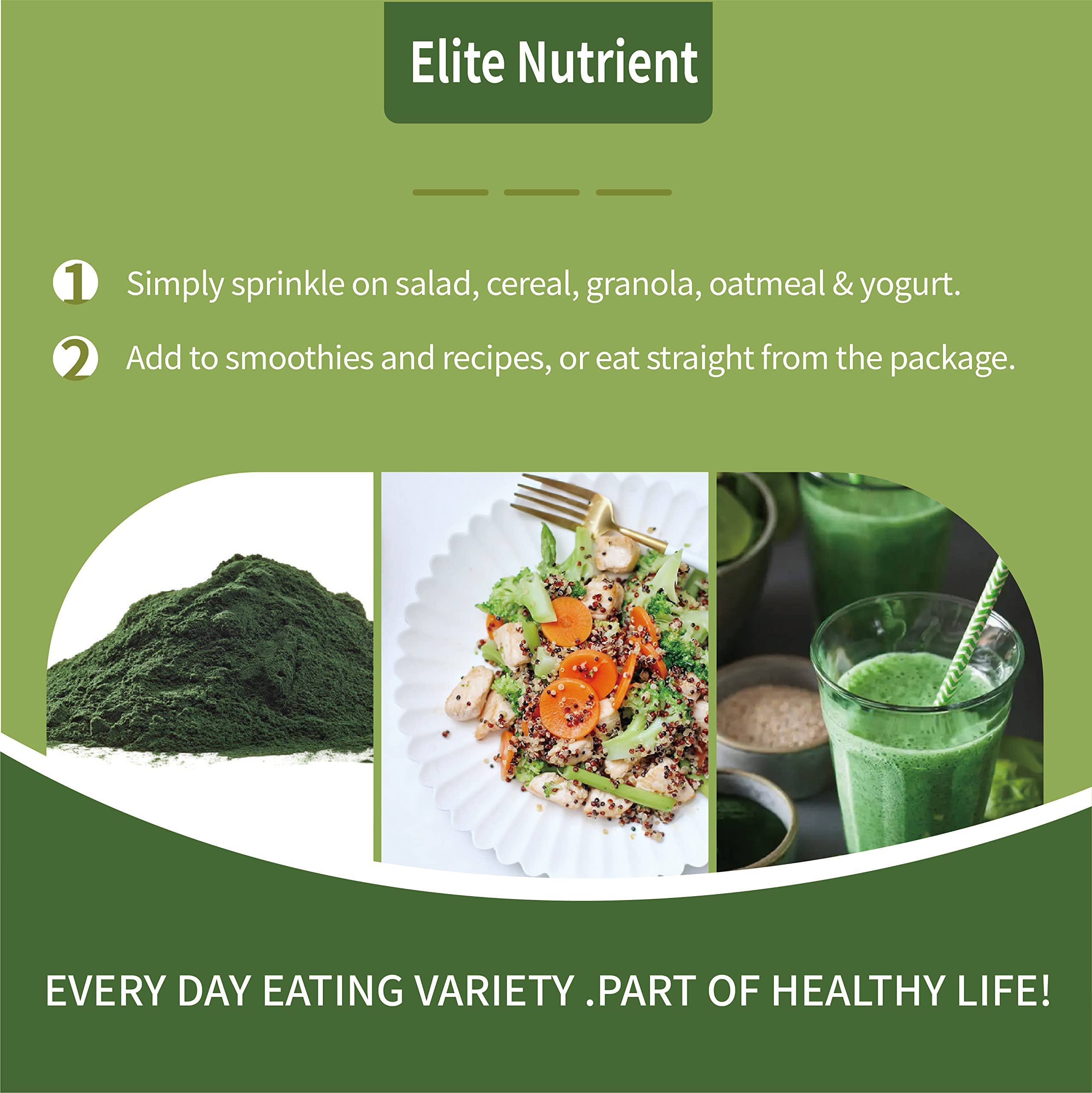 spirulina powder rich in antioxidants