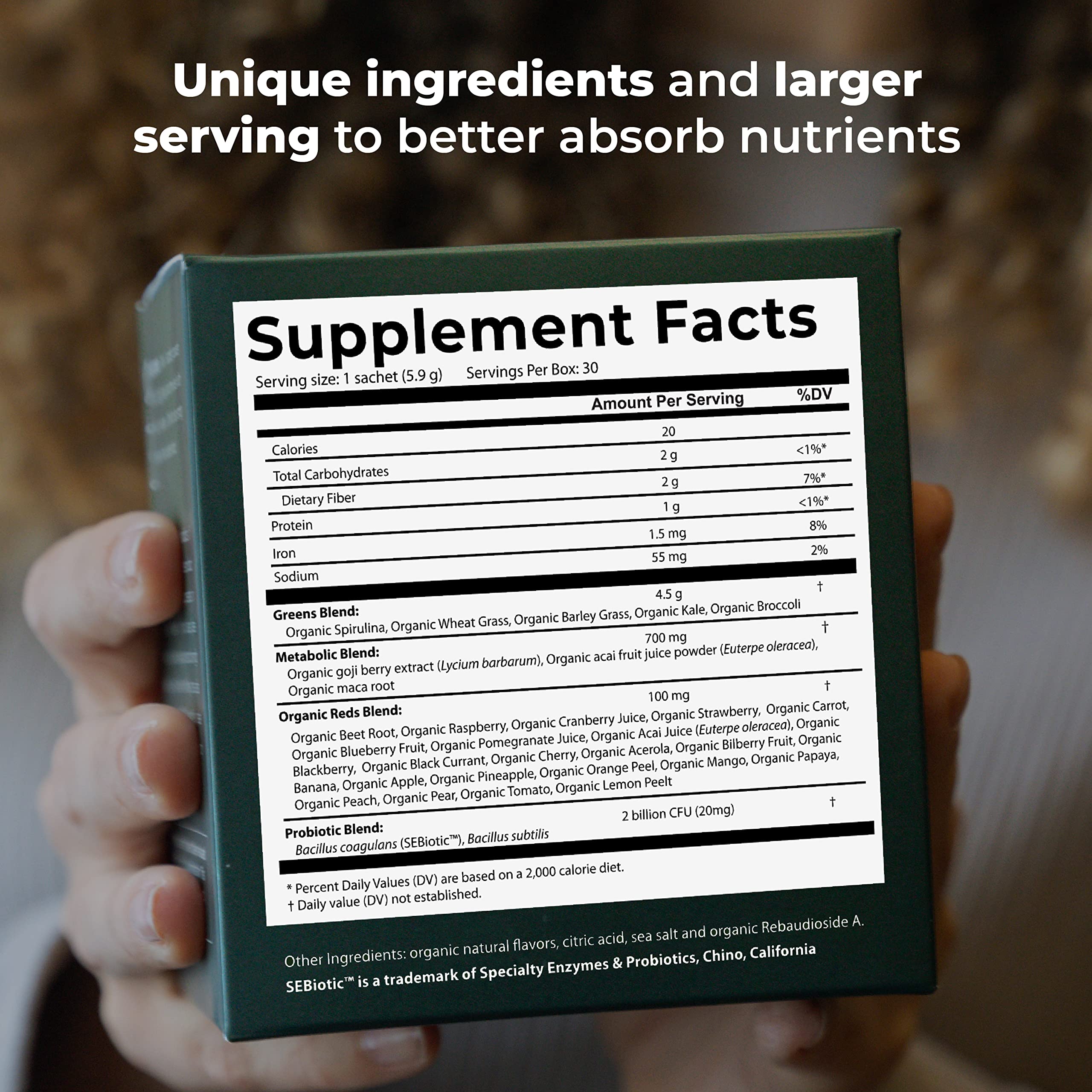 spirulina powder with pomegranate extract