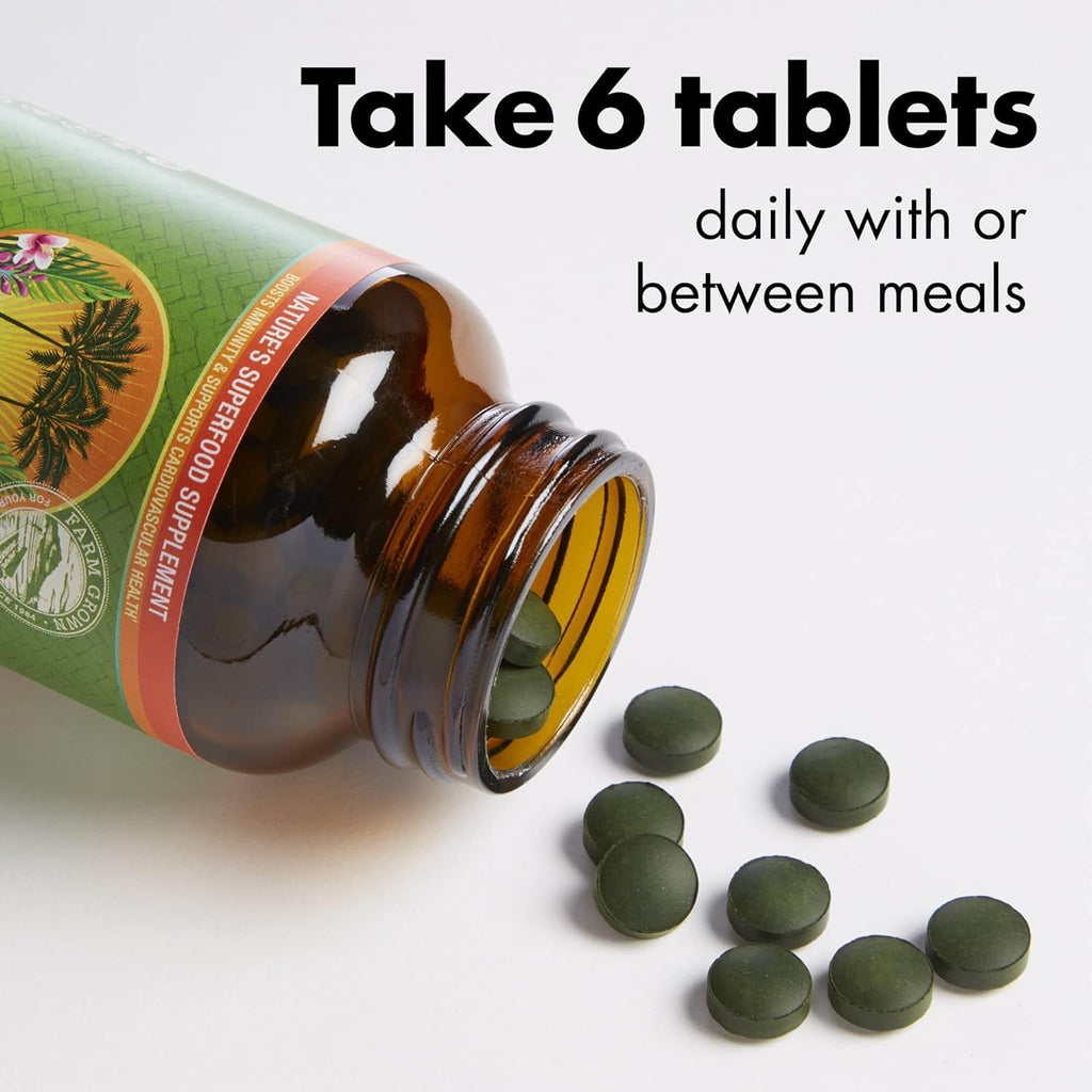 spirulina protein content for energy