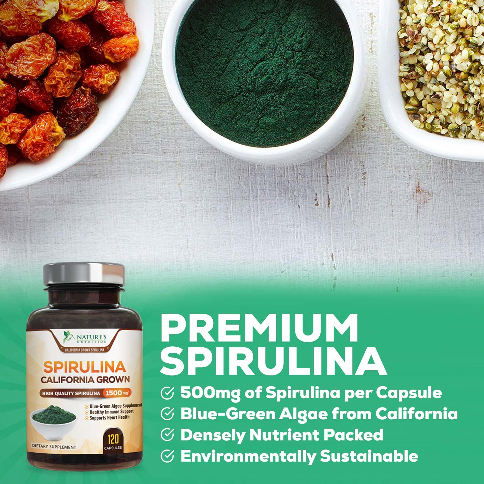 Spirulina protein content for muscle health
