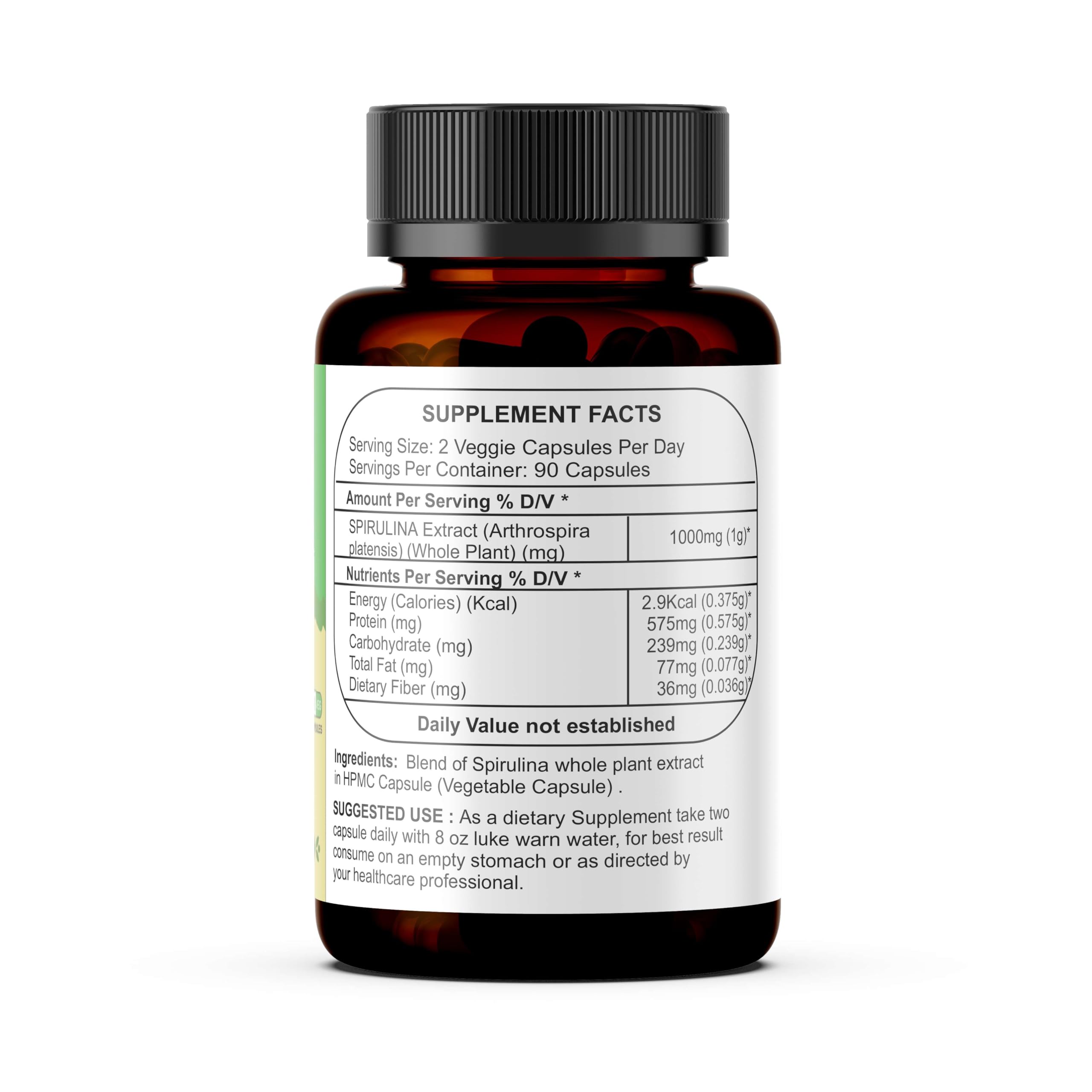 Spirulina protein content for muscle recovery
