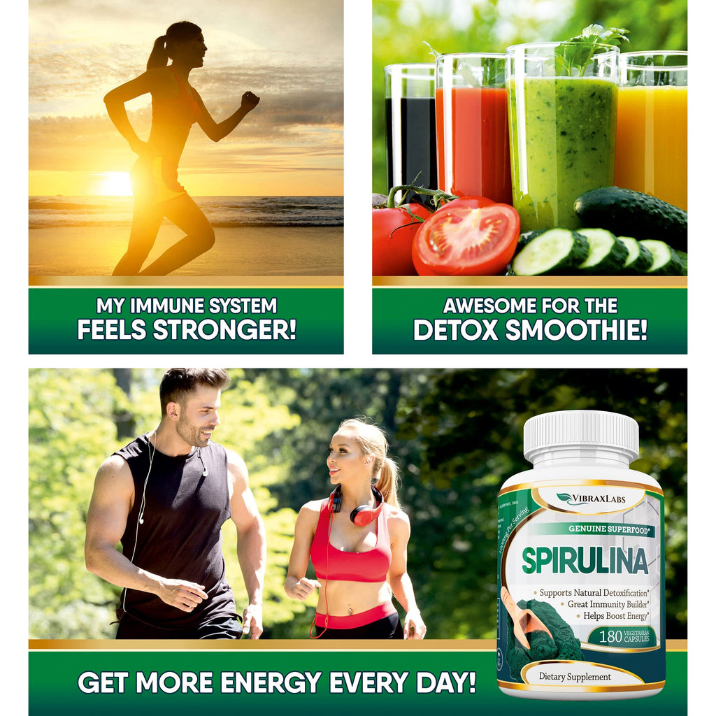 Spirulina protein source for energy