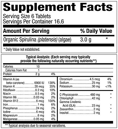 spirulina protein source for fitness