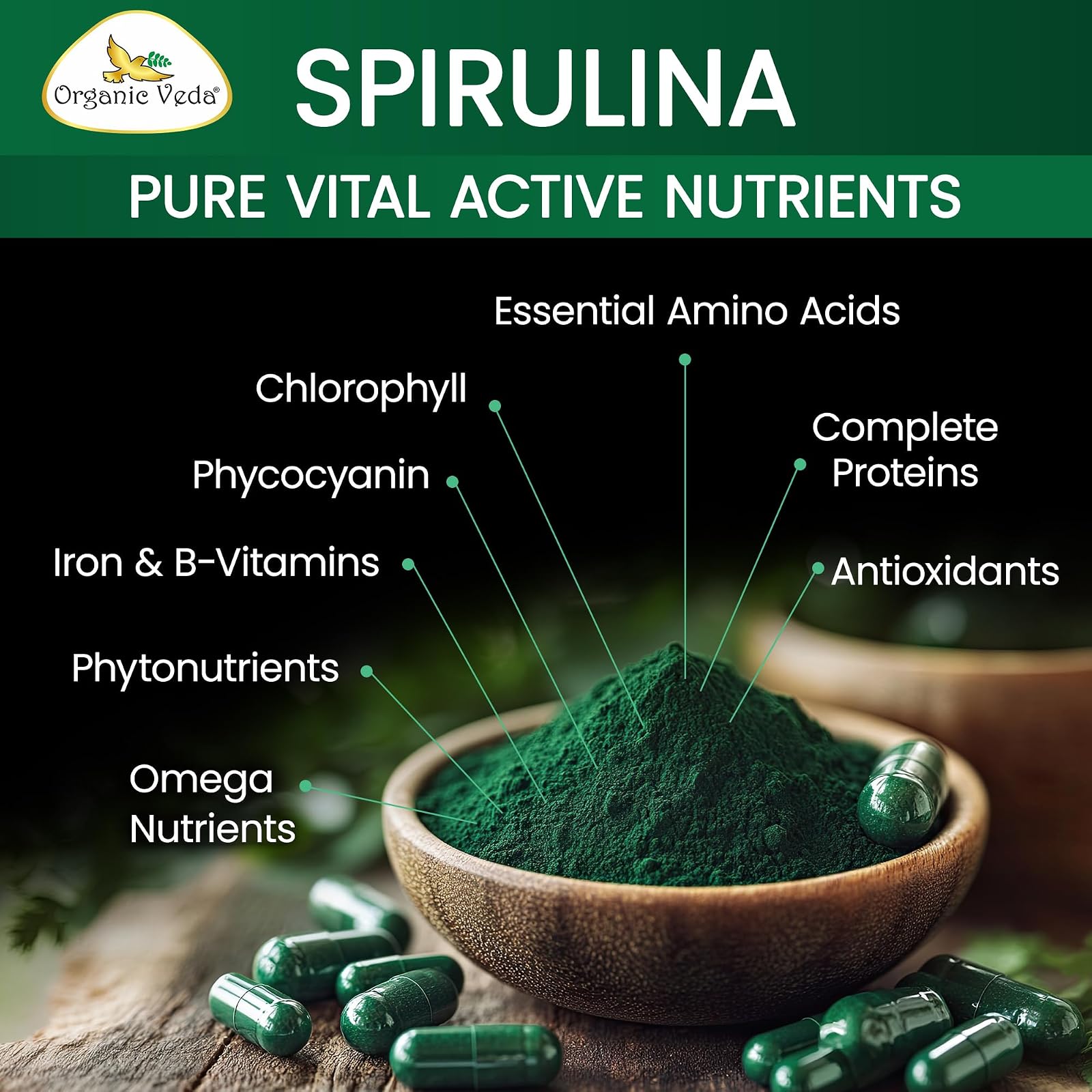 Spirulina supplement for athletes performance