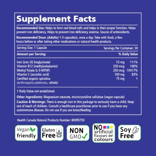 Spirulina supplement for fitness enthusiasts