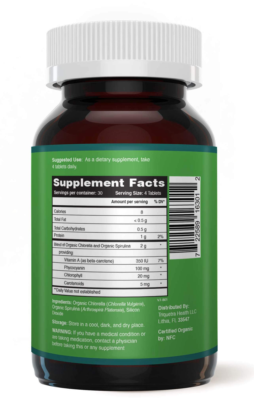 spirulina supplement for healthy skin