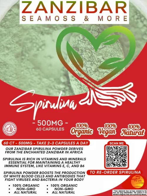 Spirulina supplements for enhanced nutrition