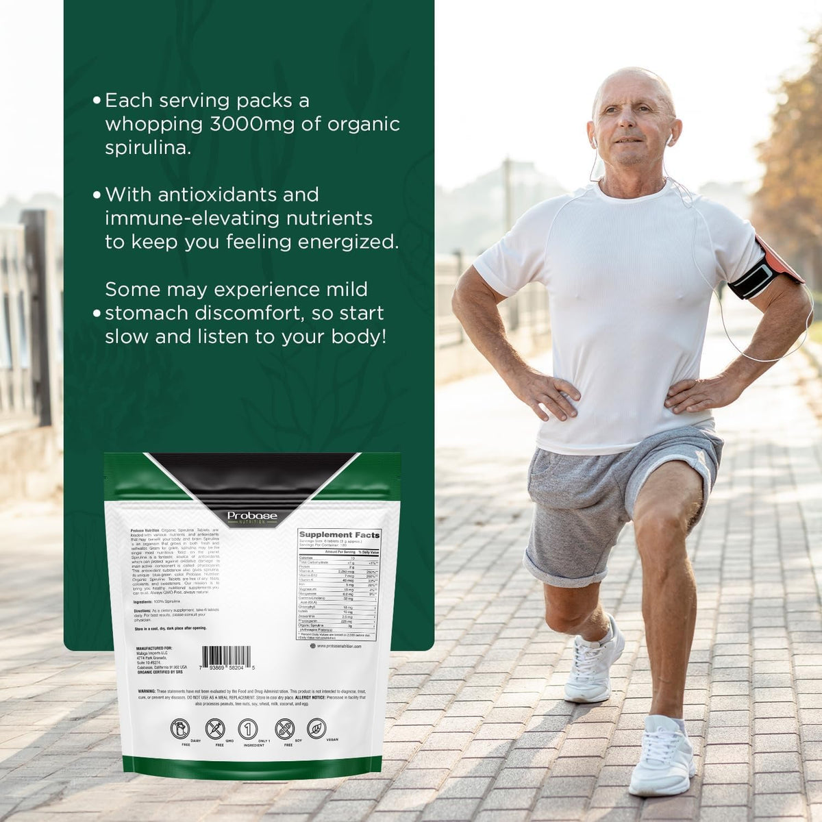spirulina tablets for daily nutrition
