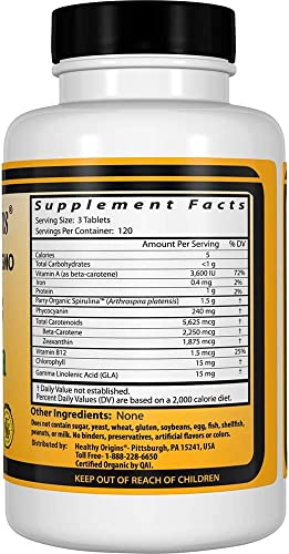 spirulina tablets for immune support