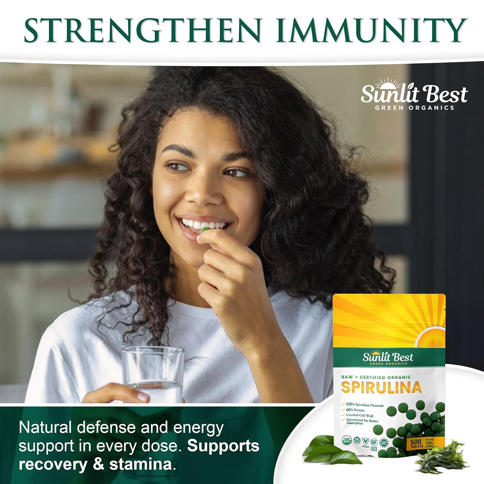 spirulina tablets for immune support
