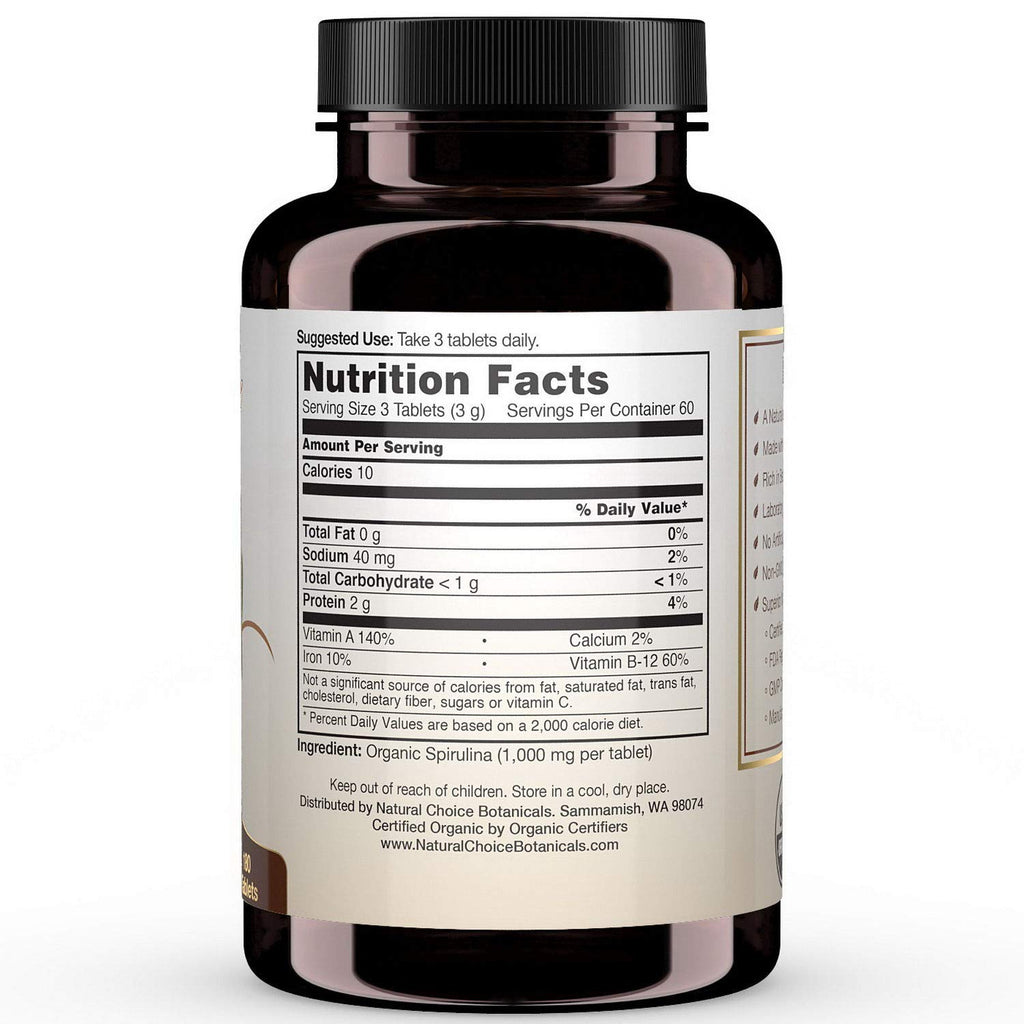 spirulina tablets for immune support