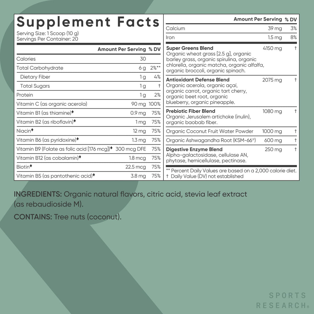 spirulina with B vitamins for vitality