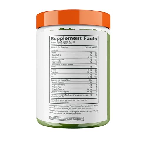 spirulina with lion's mane extract