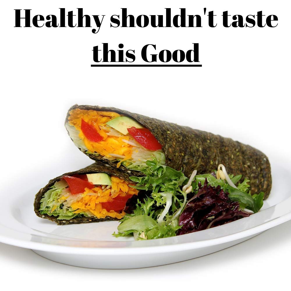spirulina wraps for clean eating