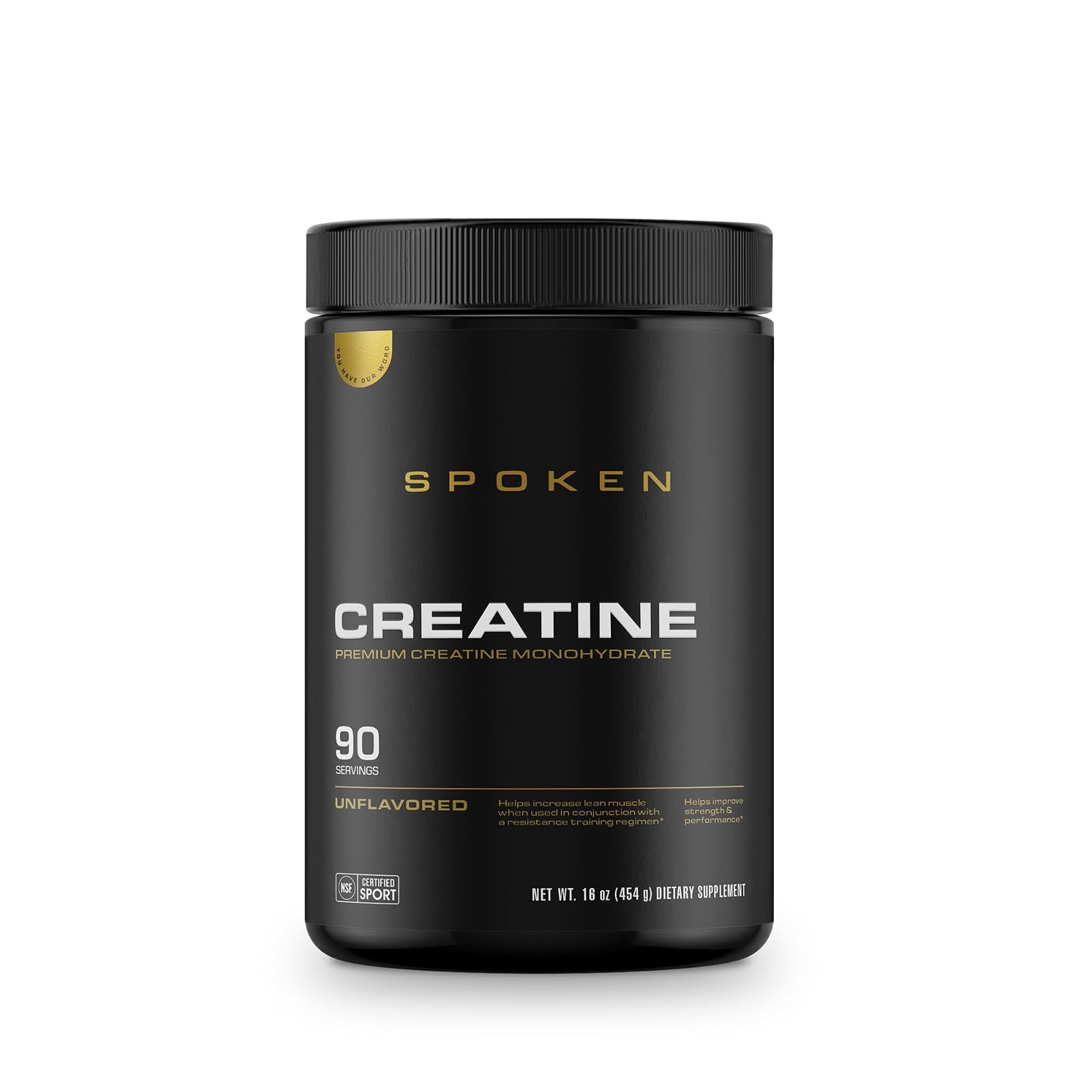 Spoken Nutrition creatine monohydrate powder
