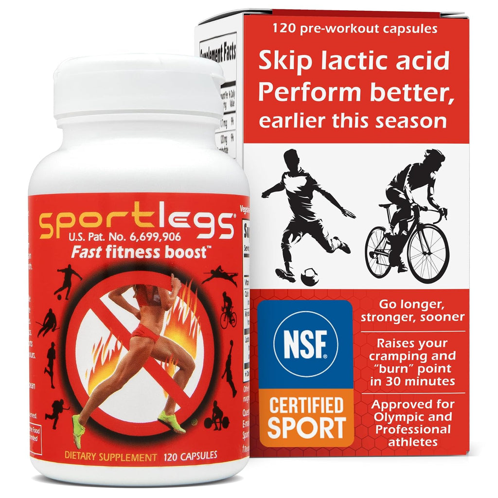SPORTLEGS pre-workout energy boost
