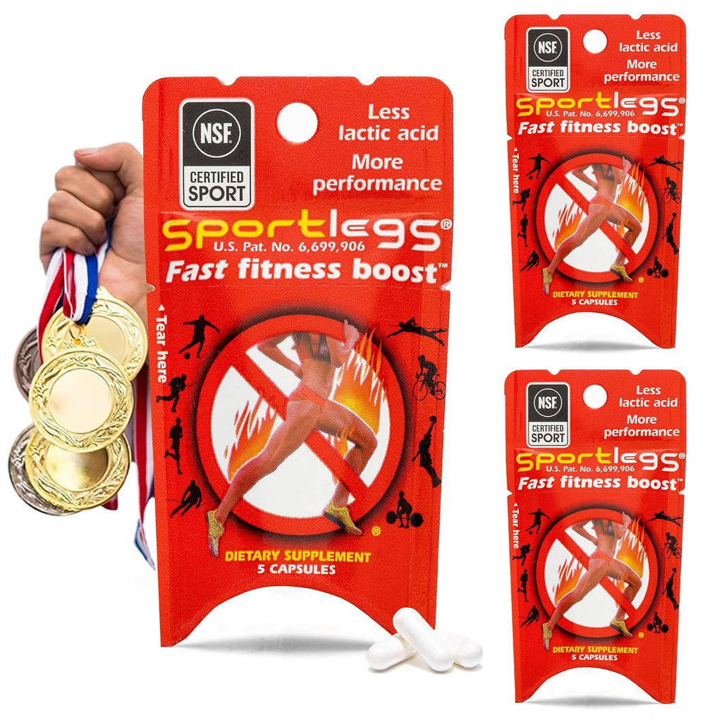 SPORTLEGS pre-workout lactate fuel