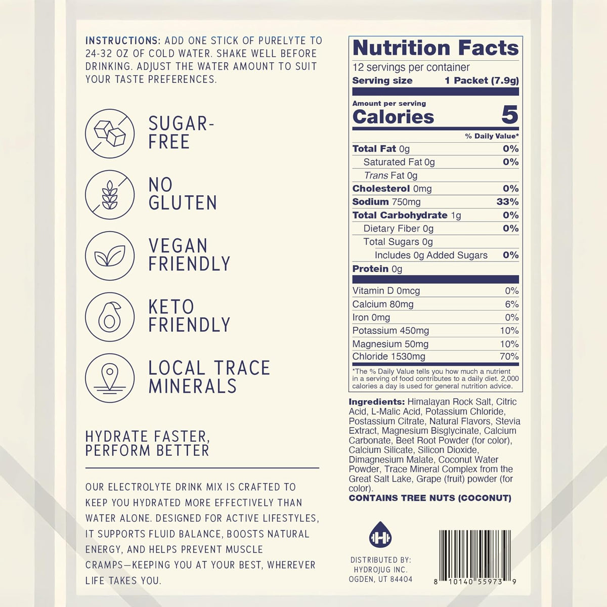sports electrolyte powder for hydration
