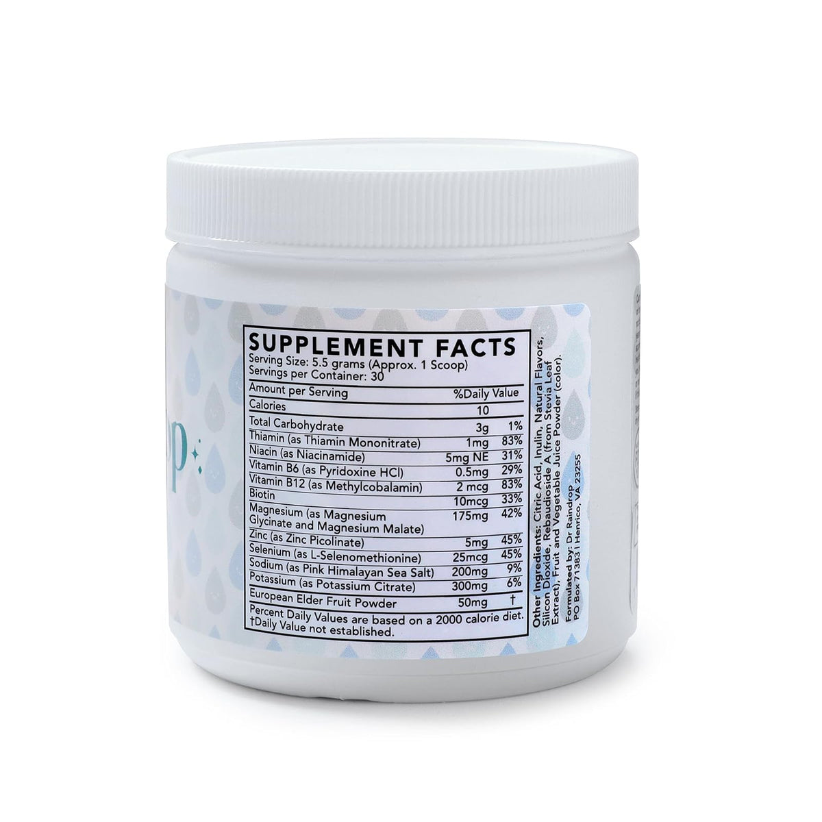 sports hydration with blueberry flavour