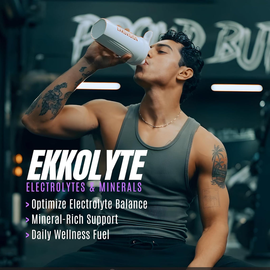 sports hydration with Ekkolyte powder