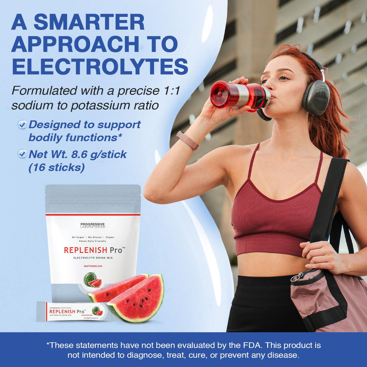 sports hydration with Replenish Pro