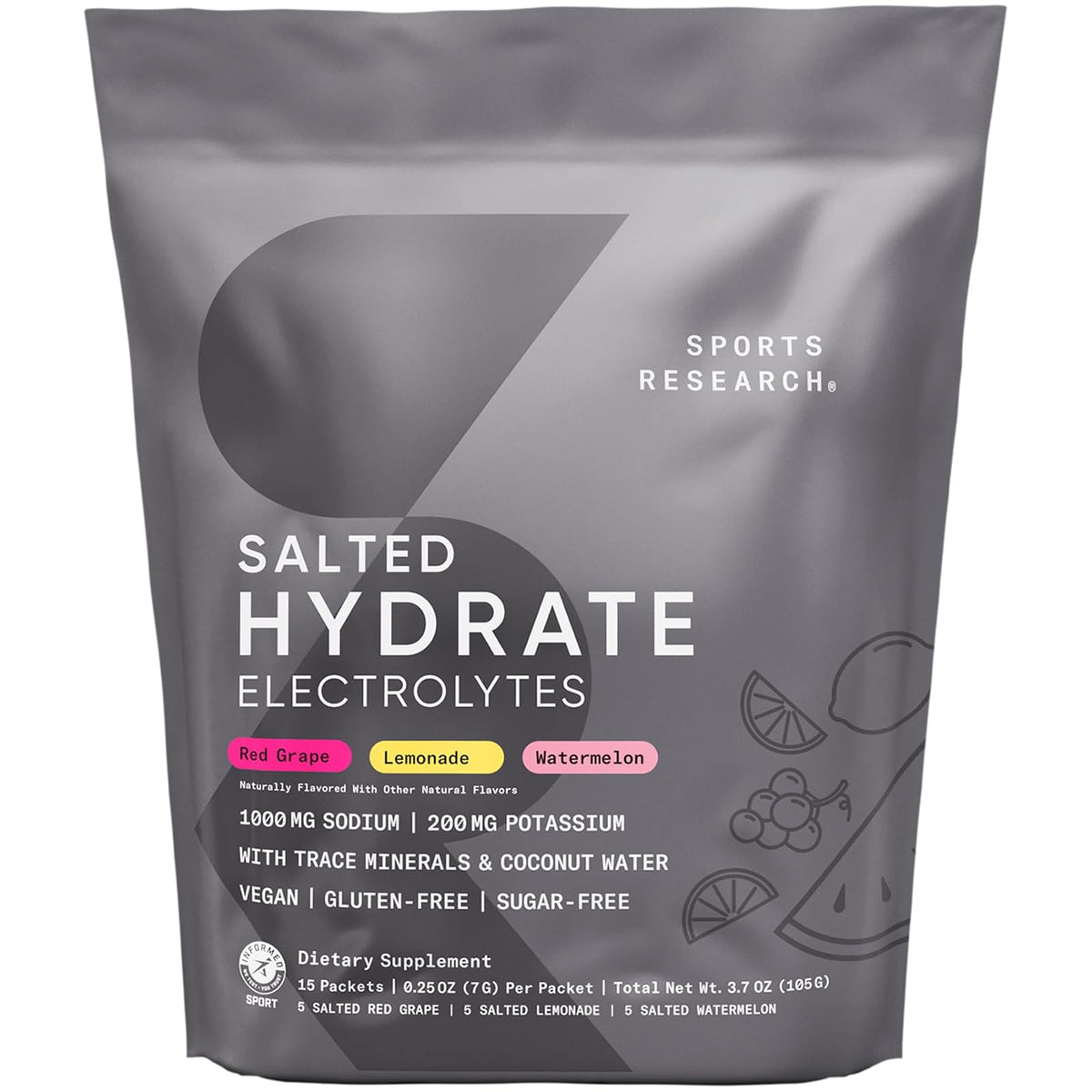 Sports Research electrolyte hydration packets