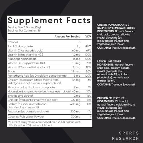 Sports Research electrolyte tablets for daily use