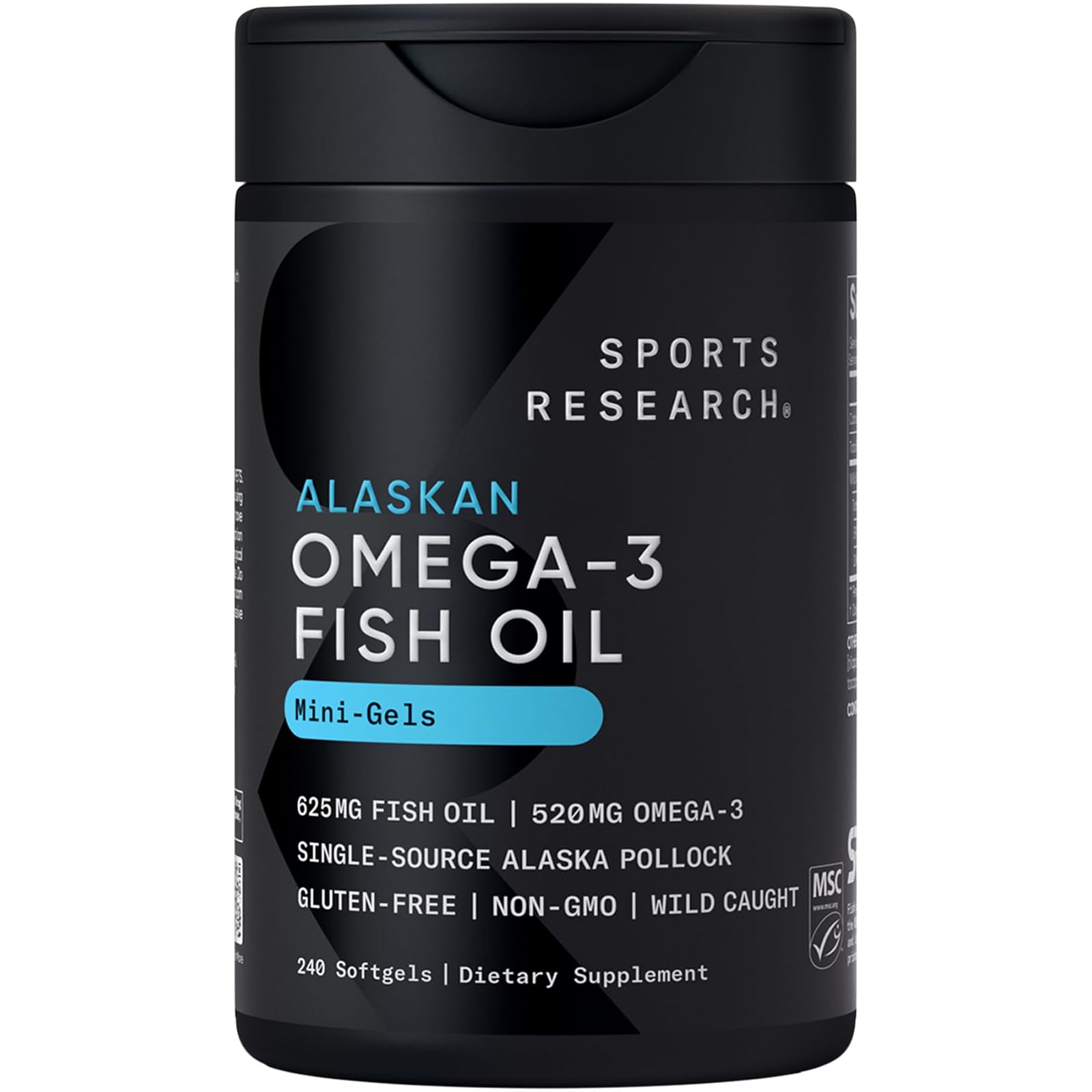 Sports Research fish oil softgels