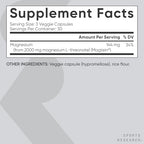 sports research magnesium for cognitive support