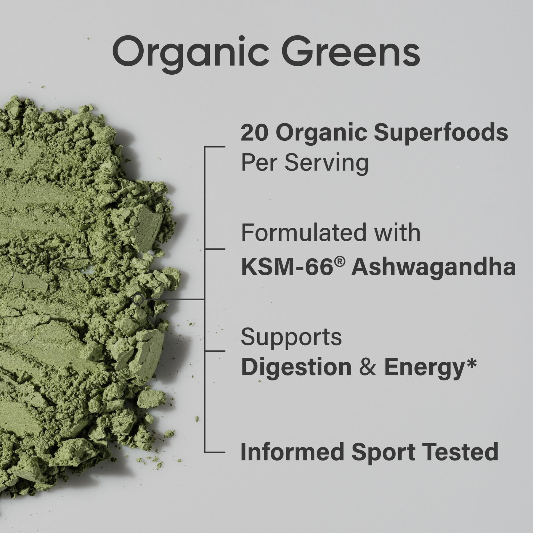 sports research organic greens supplement
