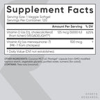 Sports Research vitamin D plantgels