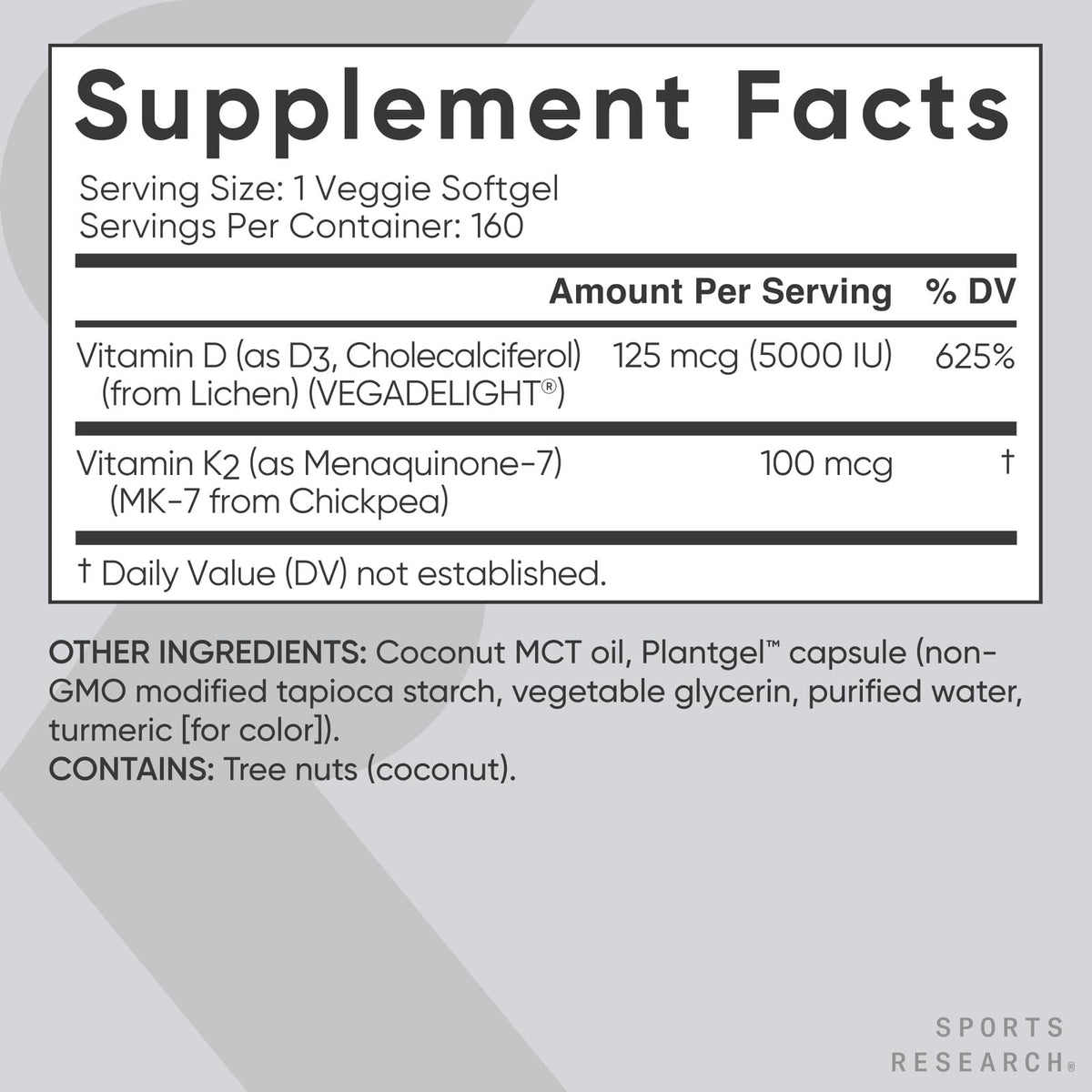 Sports Research Vitamin D3 dosage