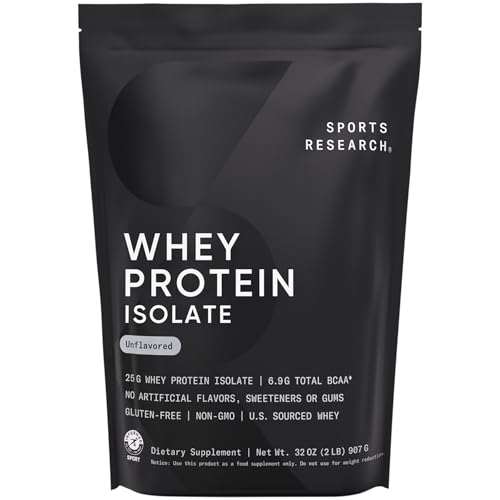Sports Research whey protein isolate powder