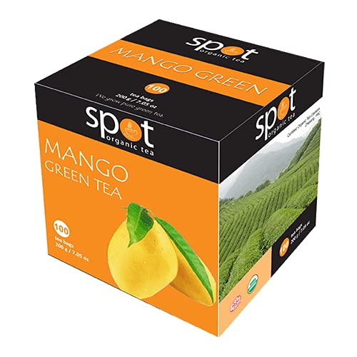 Spot organic mango green tea