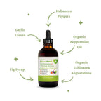 SPRIGS herbal throat care solution