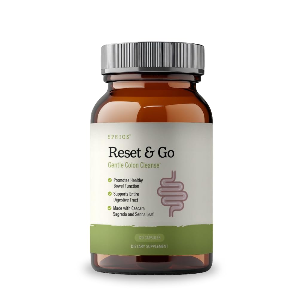 SPRIGS Reset & Go herbal capsules