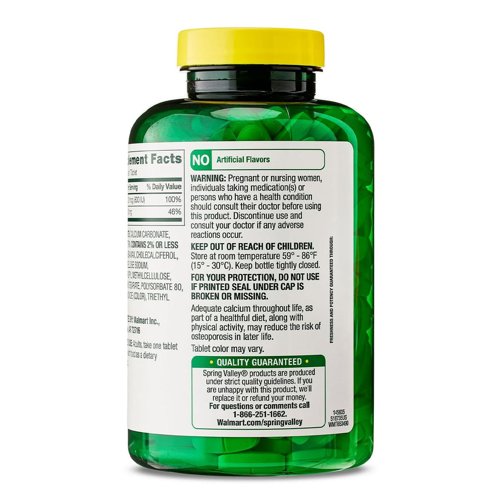 Spring calcium for healthy bone density