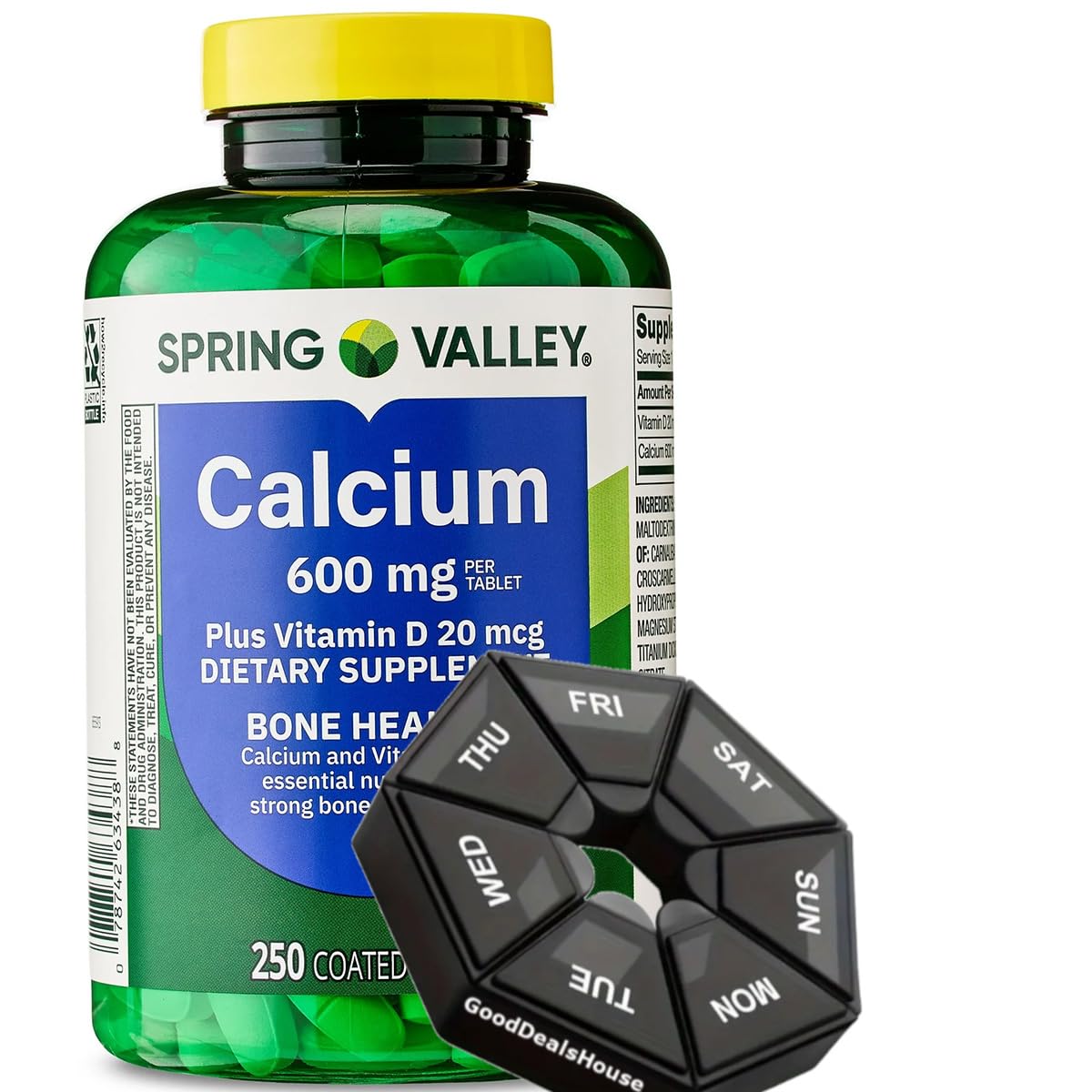 Spring calcium tablets for bone health